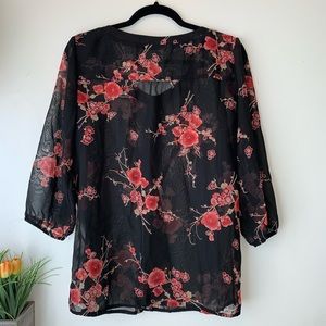 PerSeption Concept | Tops | Perseption Concept Sheet Floral Blouse 34 ...